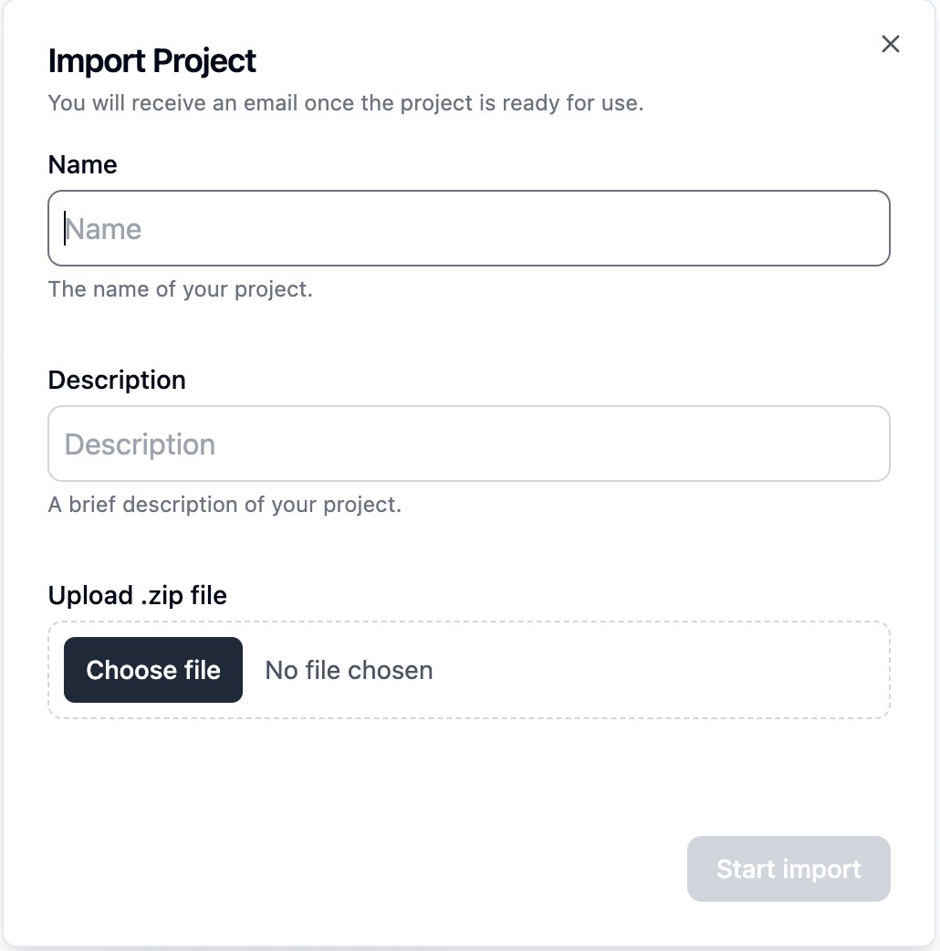 Import & Export Project Functionality in EasySLR